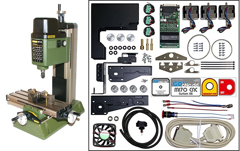 PROXXON MF70 / MICRO FRAISEUSE + KIT CNC – ORBIT ELECTRONIC