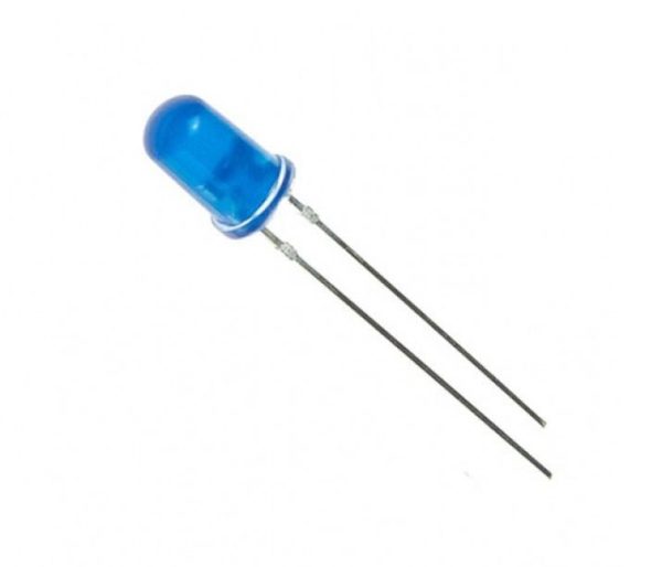 LED BLEU THL 5MM ( LAMPE ) (VF : 3;2 – 3;4V , IV: 12000 -14000MCD ...