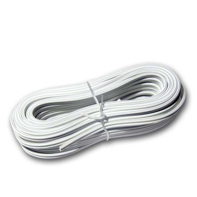 CABLE 2X0,5 MM BLANC (10M) - ORBIT ELECTRONIC