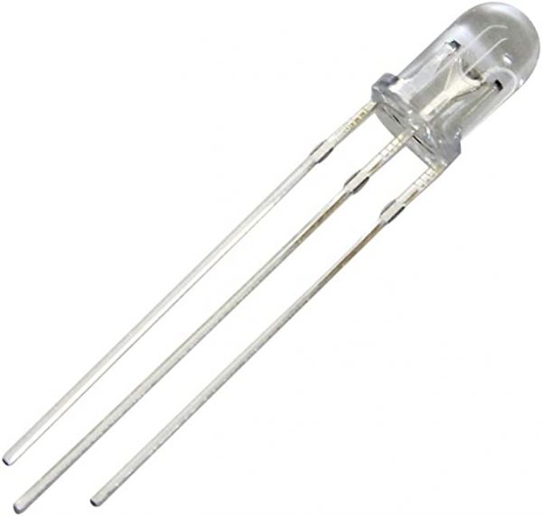 LED 3MM BICOLOR 3 PATTE ROUGE VERT - ORBIT ELECTRONIC