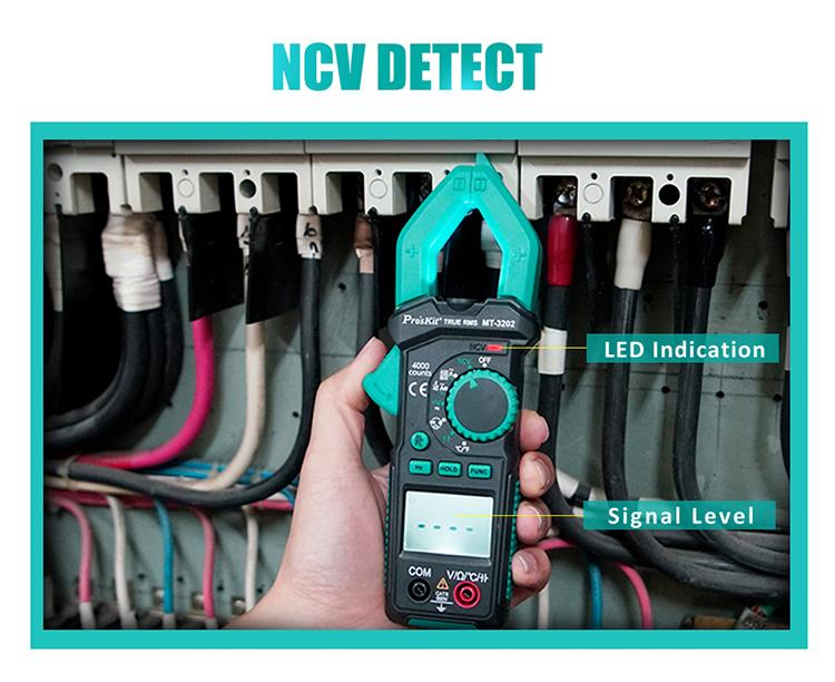 MT-3202 PINCE AMPERMETRIQUE AC/DC 600A 600V TRUE RMS - ORBIT ELECTRONIC