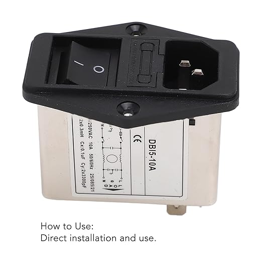 CW2C-10A-T FILTRE ANTI PARASITE 10A + INTERRUPTEUR – ORBIT ELECTRONIC